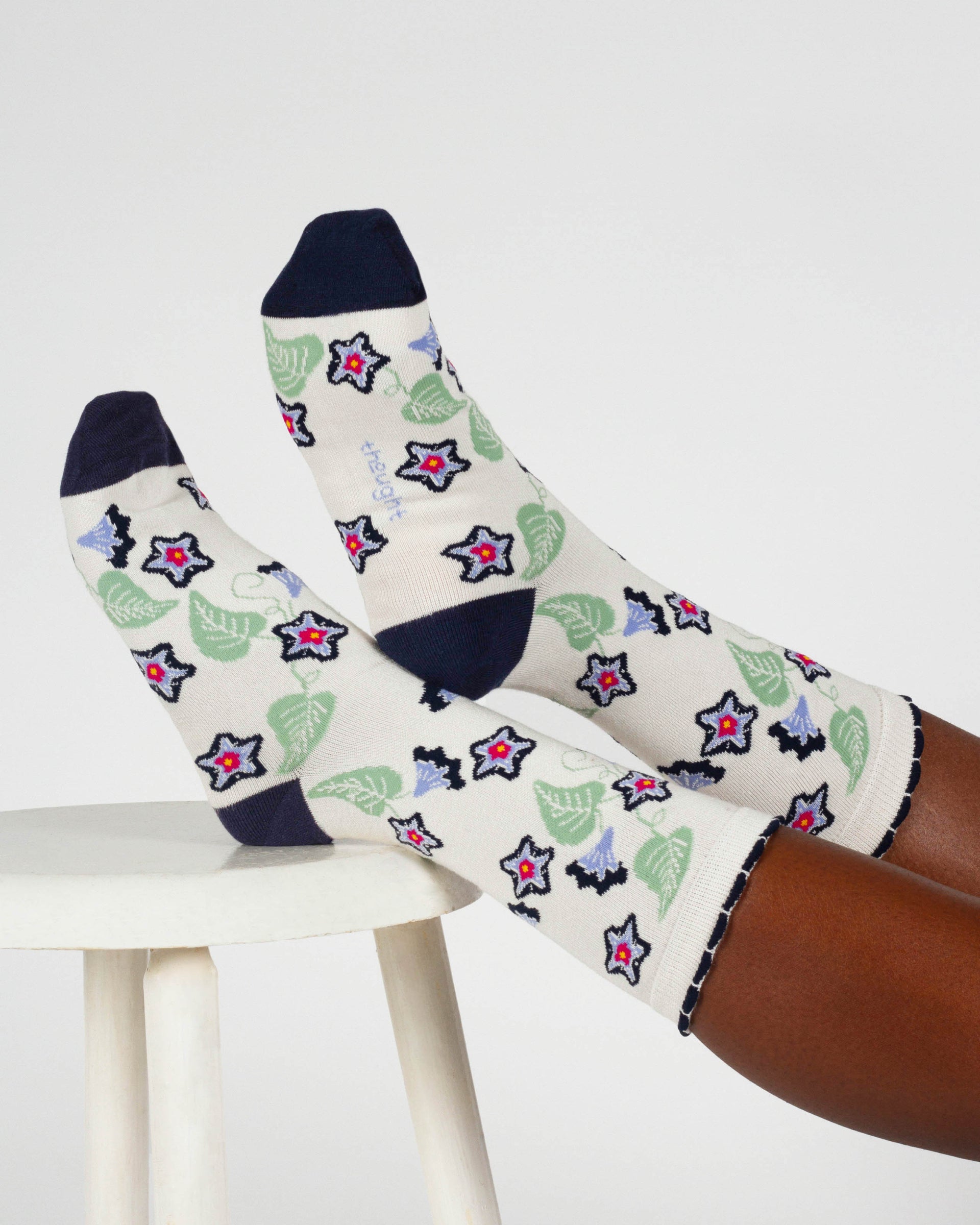 Womens September Birth Flower Sock - Morning Glory