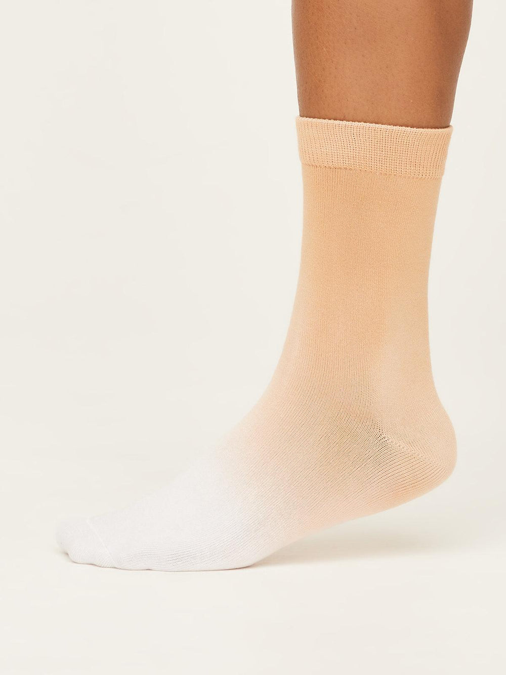 Dip Dye Bamboo Organic Cotton Socks in Yellow