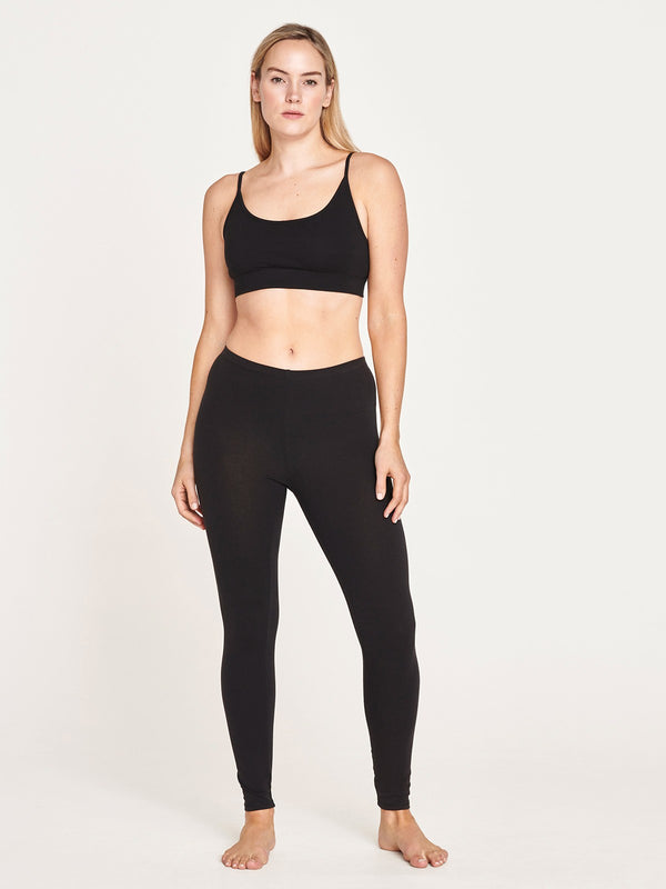 The Bamboo Base Layer Leggings in Black