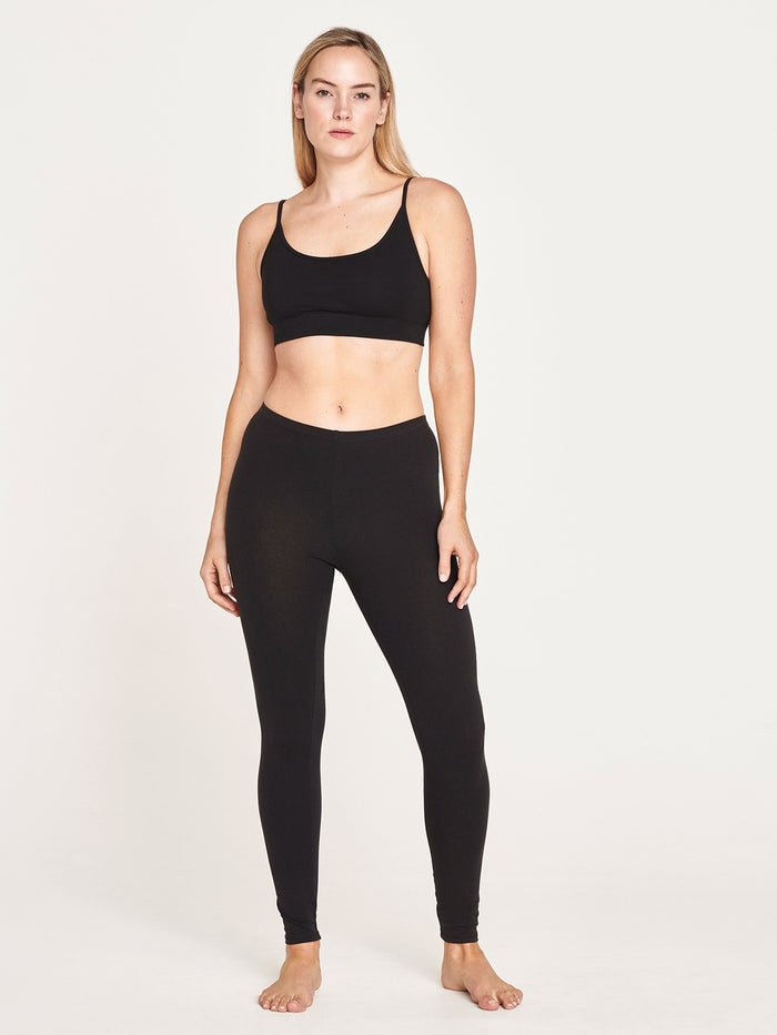 The Bamboo Base Layer Leggings in Black